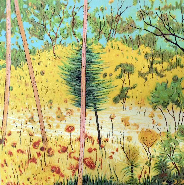 Yellow Landscape - Clem Millward - Steven Print Gallery